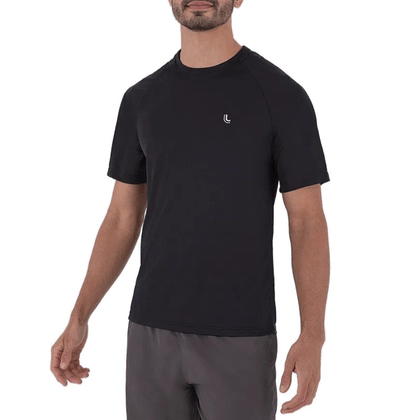 Camiseta Lupo Sport AM Basic Preta - Masculina - Top Radical