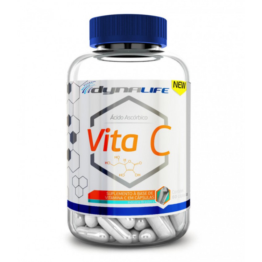 Vitamina C Dynlab 500mg 60caps - Top Radical